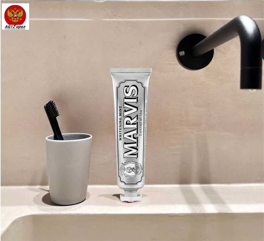 Итальянская зубная паста Marvis, 85 мл, светло - белая мята(WHITENING MINT) купить на OZON по ...