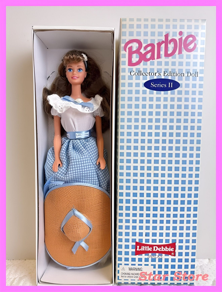 1995 Vintage Little Debbie Barbie Doll Series II Collector's Edition ...