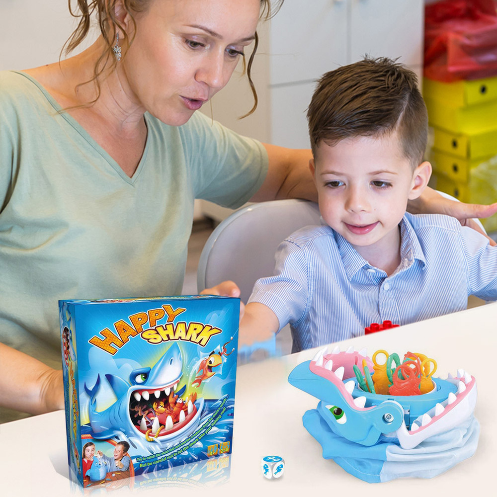 Настольная игра Shark Bite Toy Sharks Bitting Game for Family Game ...