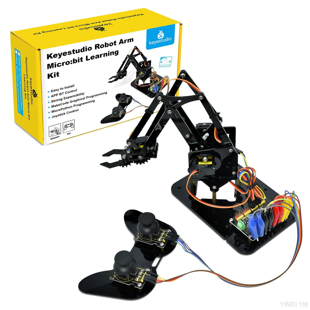 Keyestudio 4DOF Robot Arm Starter Kit Microbit V2 для micro bit купить ...
