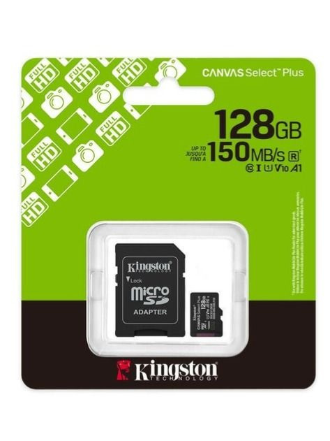 Карта памяти MicroSDXC 128 Gb Kingston SDCS3/128GB 150Mb/s Canvas ...
