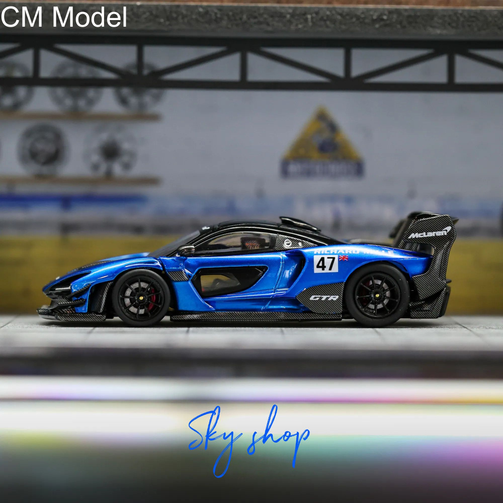Машинка CM Model 1:64 McLaren Senna GTR Blue купить на OZON по низкой ...