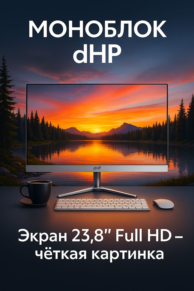 23.8" Моноблок Моноблок DHP R240 i5-7/16/256RAM 16 ГБ, SSD 256 ГБ, Intel UHD Graphics 620 ...