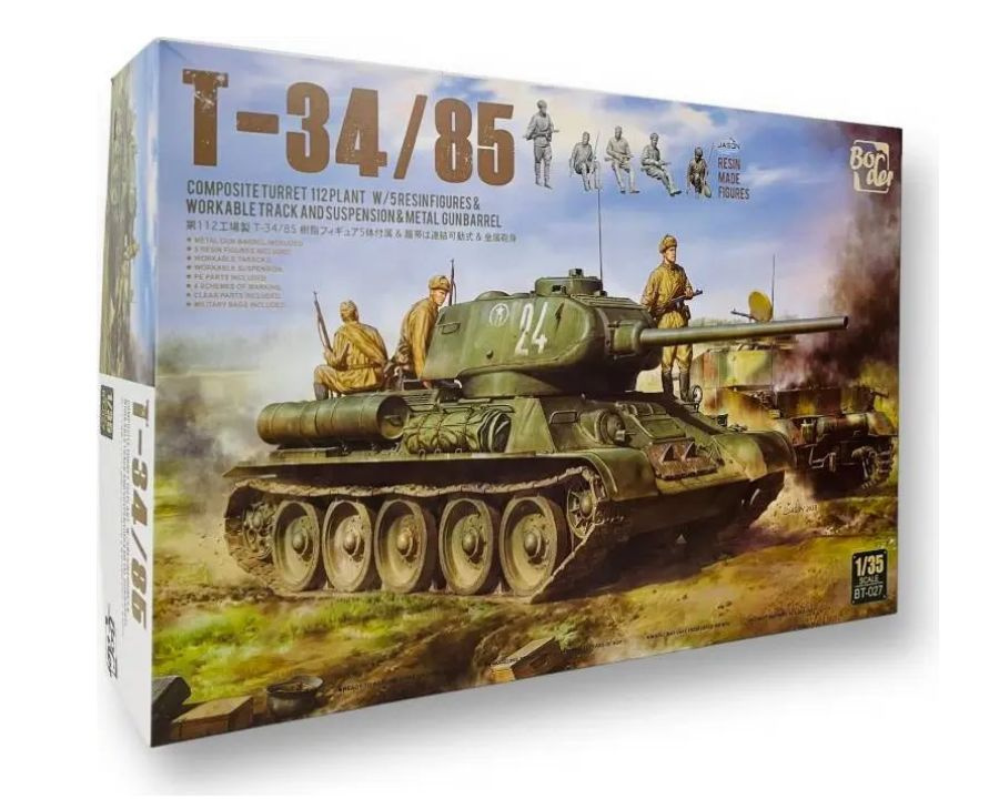 Border Model BT-027 1/35 Средний танк Т-34/85 купить на OZON по низкой ...