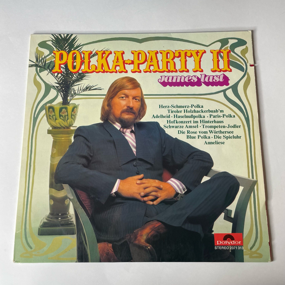 Винтажная виниловая пластинка LP James Last Джеймс Ласт Polka Party II Полька Пати (Germany 1972 ...