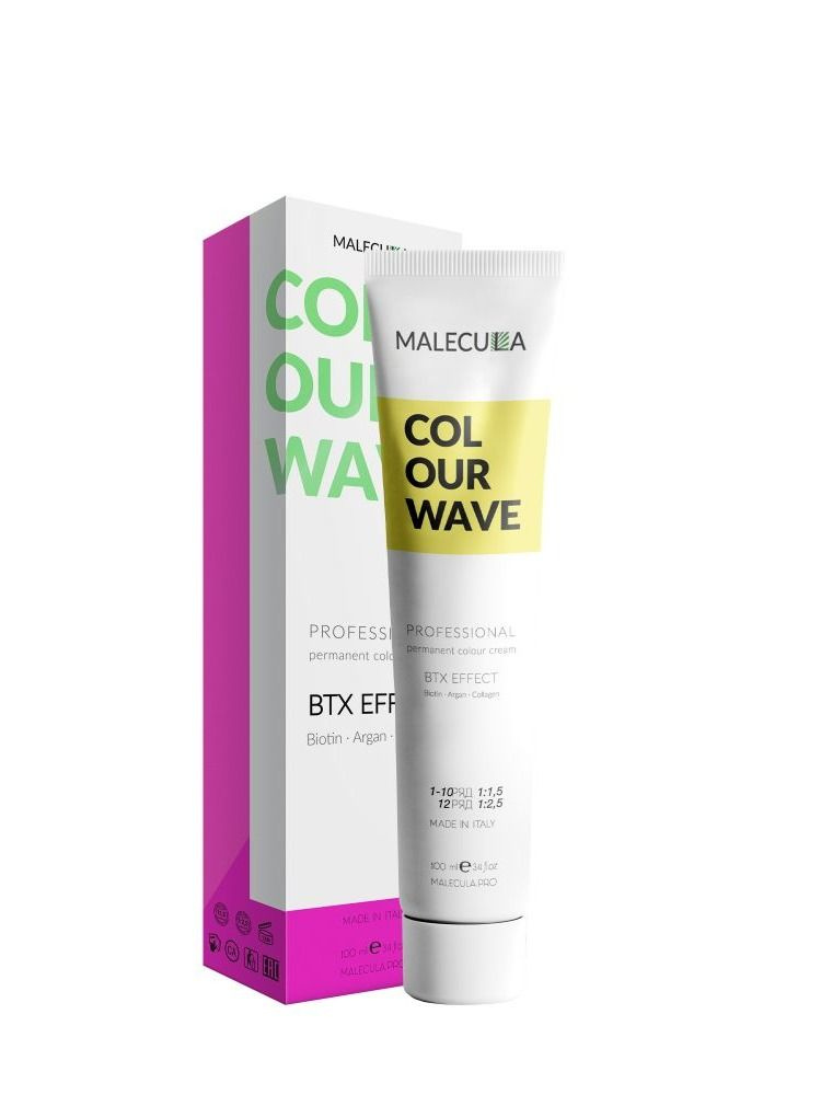 MALECULA Перманентная крем-краска 7.77 русый интенсивный шоколад Colour Wave, 100 мл купить на ...