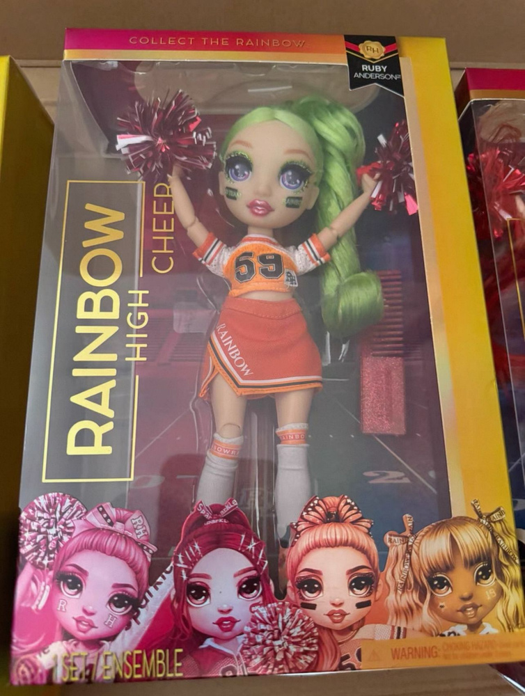 Кукла Rainbow High Cheer Doll Ruby Anderson,Зеленые волосы купить на ...