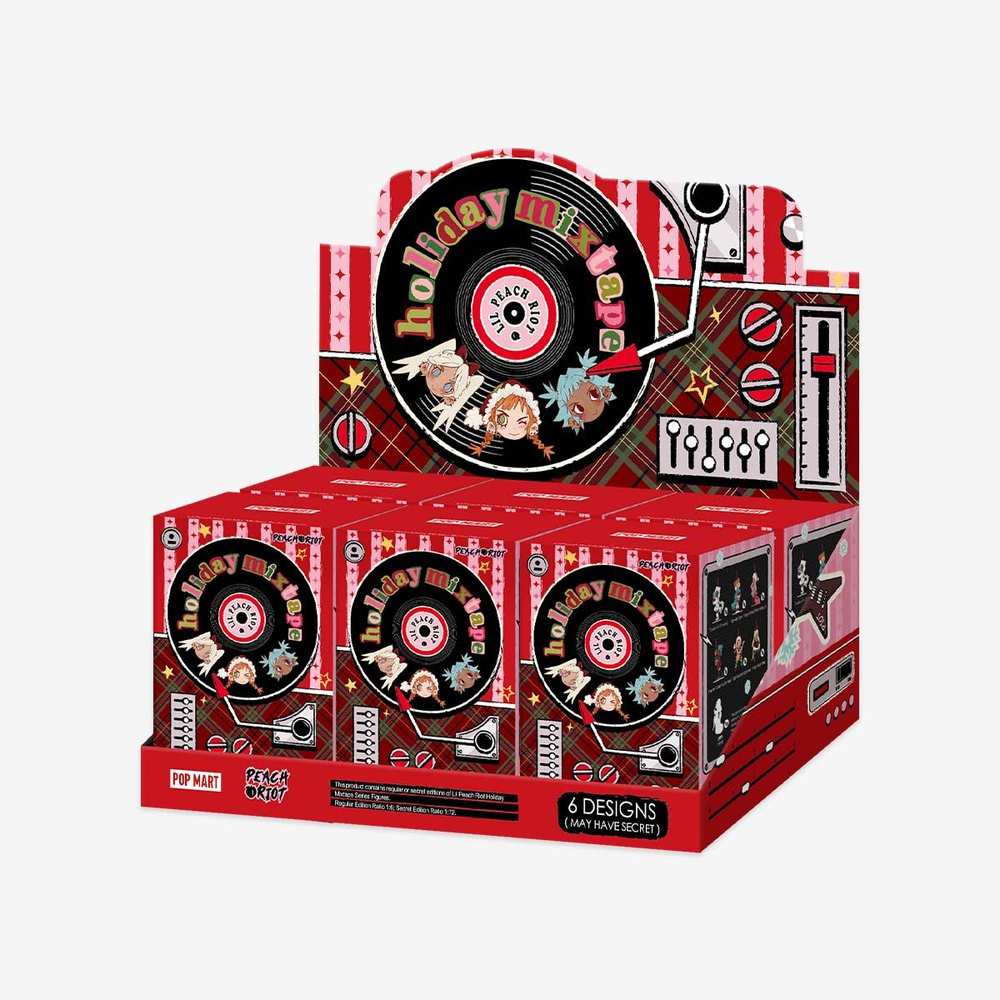 POP MART - Lil Peach Riot Holiday Mixtape Series Figures, Подарки ...