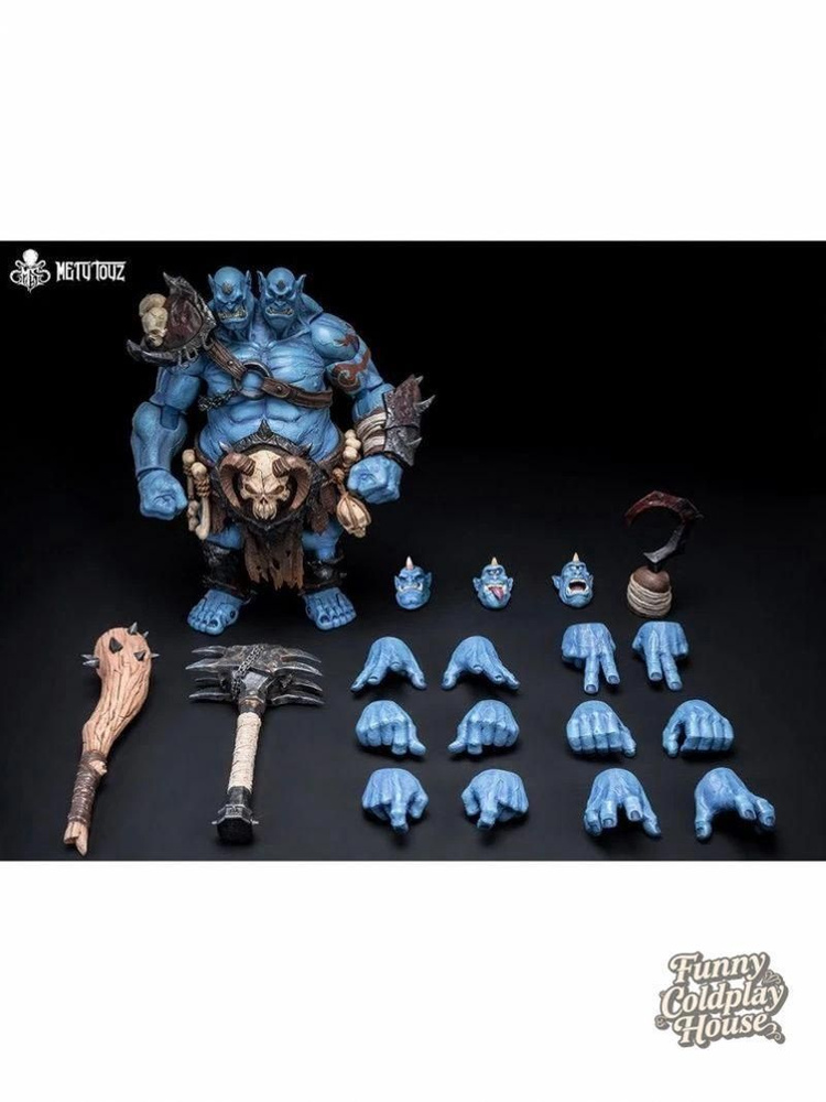 Mety Toyz 1/12 Adventurer World Skullcrusher Orgoth Ogre Warrior Toy ...