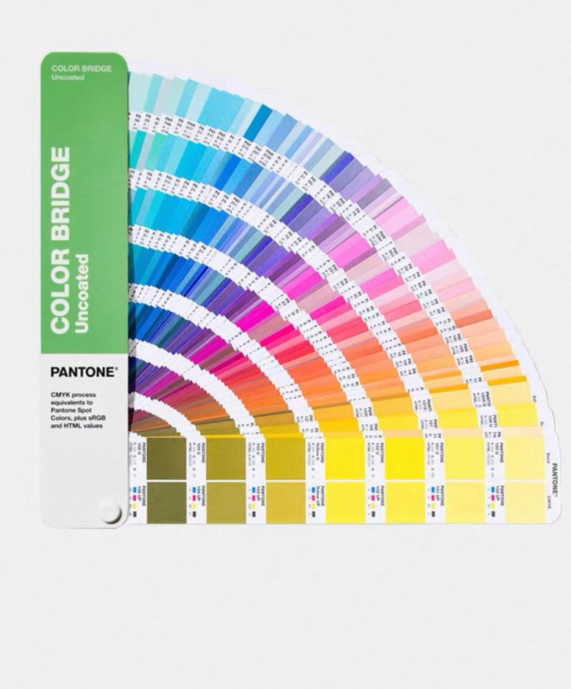 Каталог цветов PANTONE COLOR BRIDGE GUIDE UNCOATDE / Колеровочный веер ...