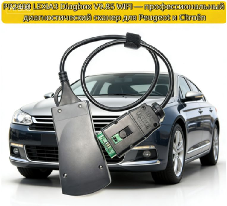 PP2000 LEXIA3 Diagbox V9.85 WIFI профессиональный диагностический ...