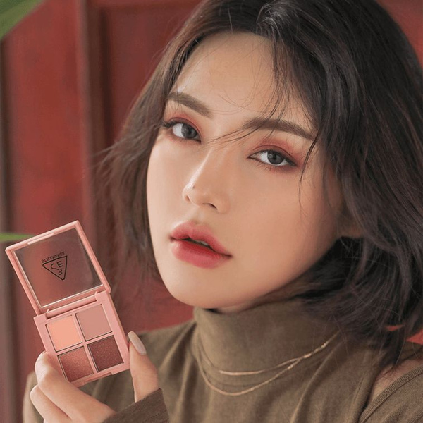 3CE Stylenanda Мини палетка теней для век 4 цвета Mini Multi Eye Color Palette #Side By Side, 3 ...