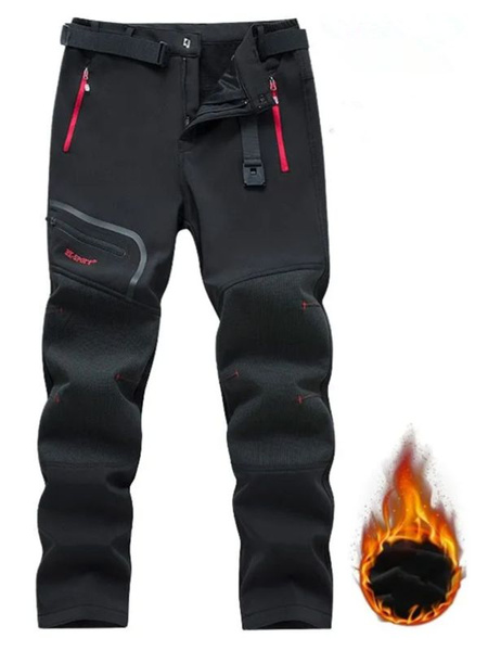 Брюки Мужской черный Softshell, Waterproof, размер 56 Молния На любой сезон, рост 160-190 Китай ...