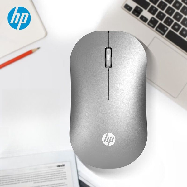 Мышь беспроводная беспроводная HP SHUBIAO , серебристый, белый,hp ...