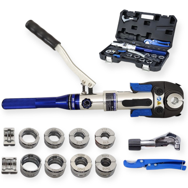 пресс клещи гидравлический инструмент для металлопластика нержавейки меди профиль TH-V HT-1950 ...