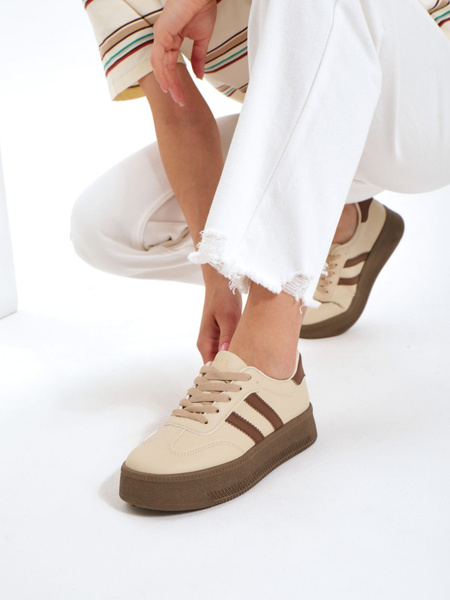 Кеды Женский Covani Текстиль, Искусственная кожа Танцы, Легкая атлетика, размер 36 6 На любой ...