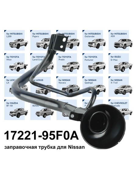 Горловина топливного бака для Nissan Almera Classic, 17221-95F0A ...