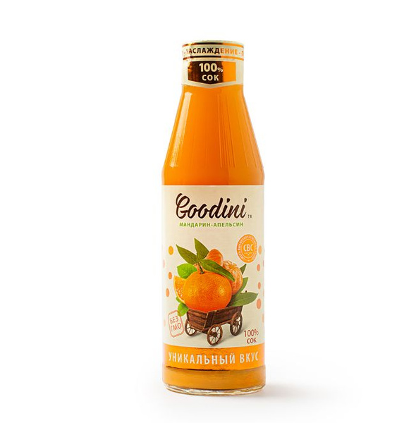 Сок Goodini Мандарин-апельсин 0.75л, Россия купить на OZON по низкой ...