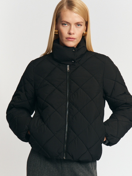 Куртка Женский Zolla черный Полиэстер, размер 42 Длинный Демисезон Китай купить c доставкой на ...