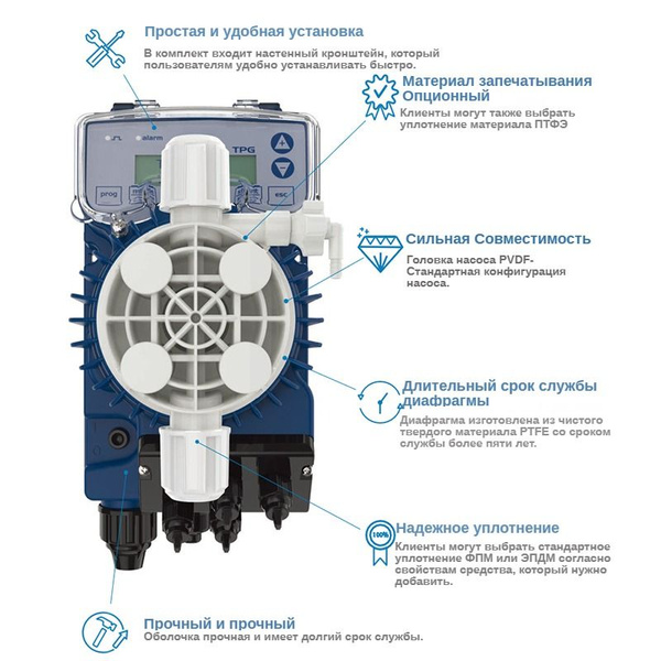Насос дозирующий SEKO KOMPAKT AMS 200 купить на OZON по низкой цене ...