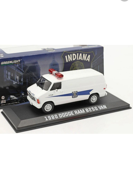 Масштабная модель DODGE RAM B250 VAN INDIAN STATE POLICE GREENLIGHT/1: ...