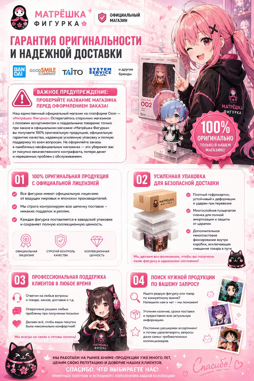 аниме фигура/Хацунэ Мику/TAITO/Miku_Sakura_Dress купить на OZON по ...