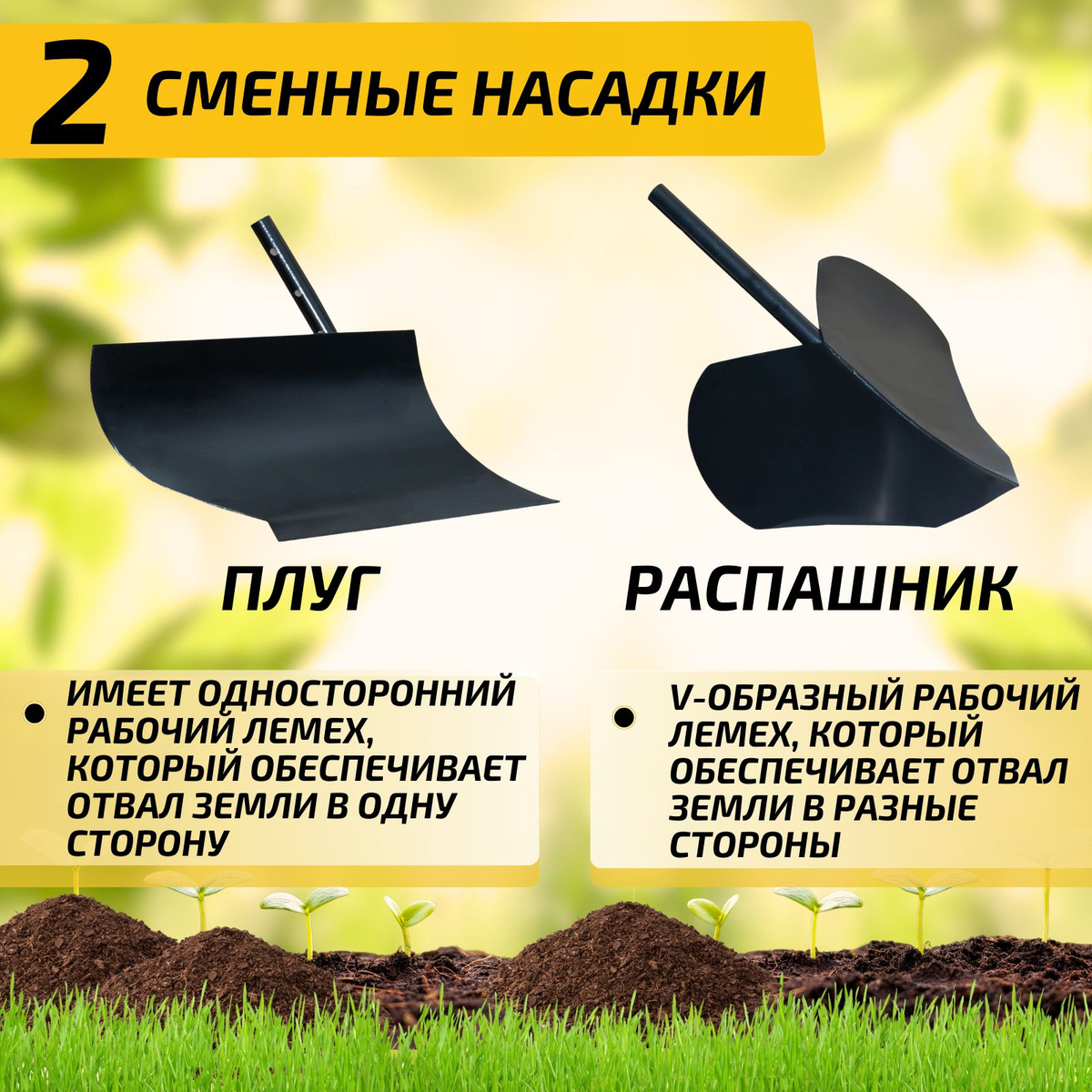 Окучник ручной Плуг-распашник Торнадика - купить с доставкой по ...