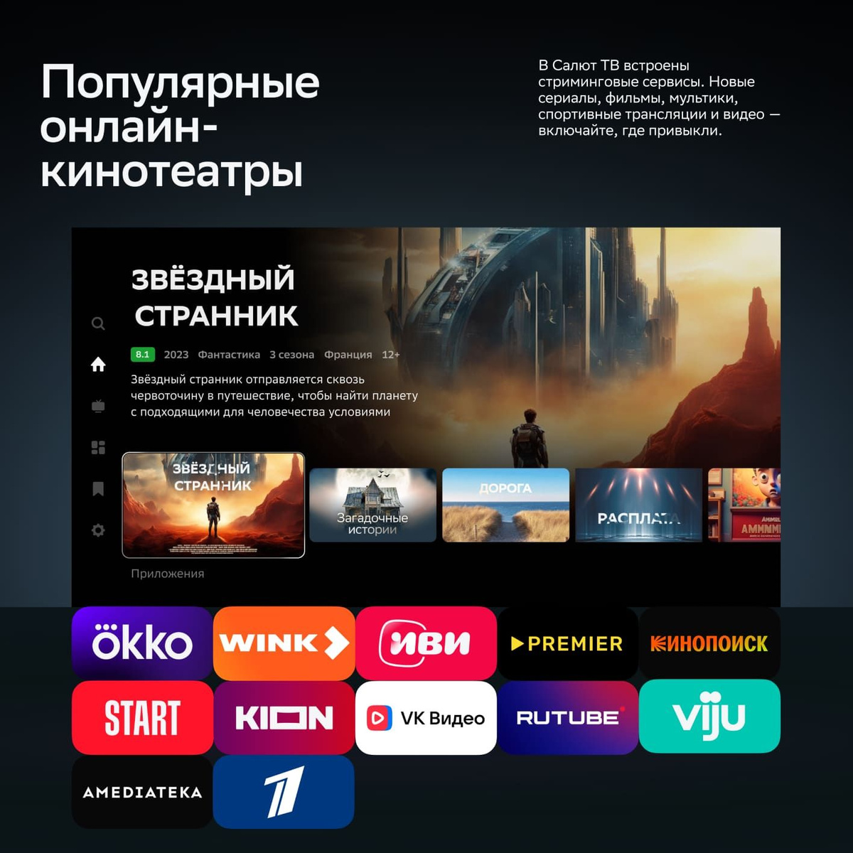 Купить телевизор Sber SDX-65U4125 65" - купить с доставкой по выгодным ценам в интернет-магазине ...