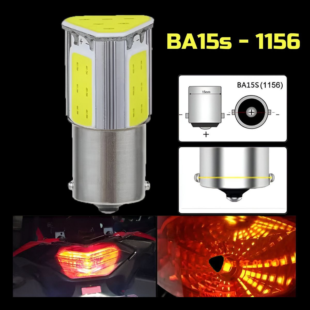 Лампа автомобильная 12 В, 2 шт. P21W купить c доставкой на OZON по ...