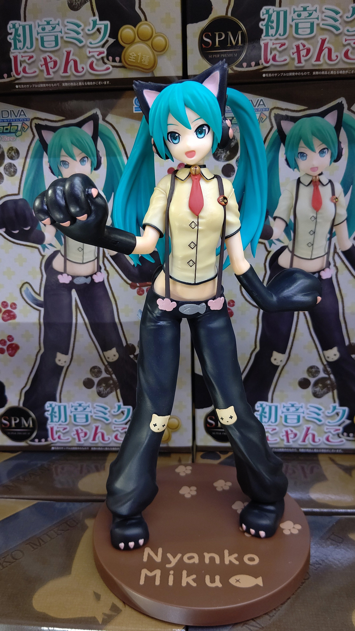 Аниме Фигурка/SEGA SPM-Project DIVA Хаунэ Мику(Котенок),230mm купить на OZON по низкой цене ...