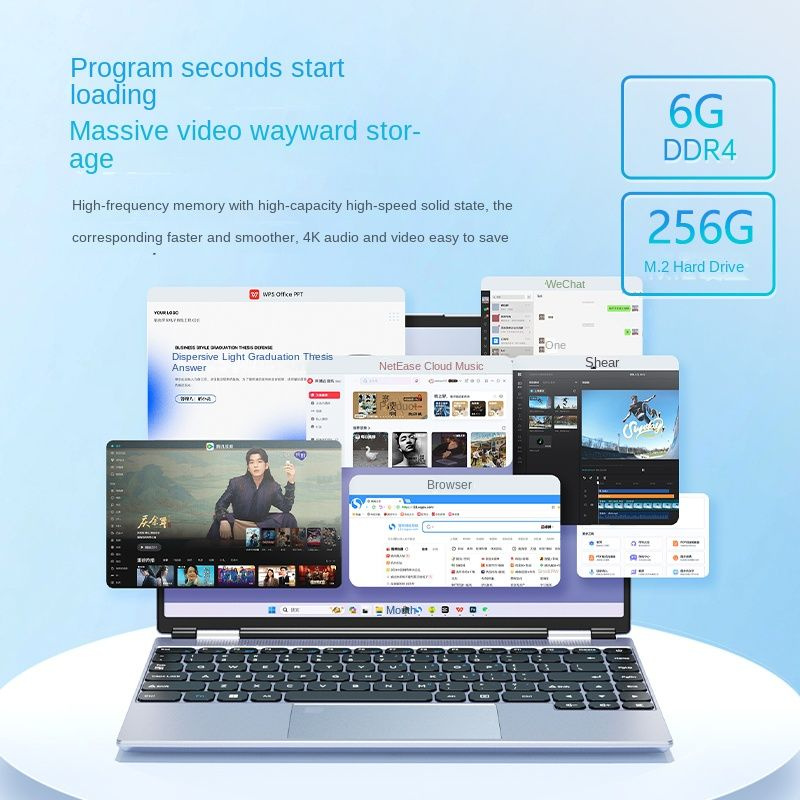 Ноутбук, 14, 15.6寸N95-1060-6G, Intel Celeron N5095A, 6 ГБ, Intel HD ...