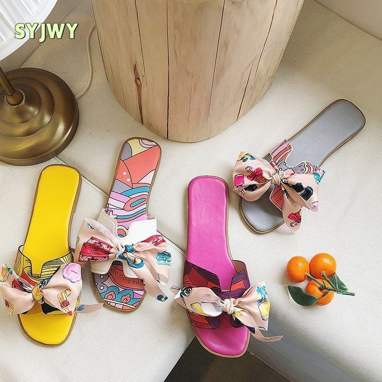 Тапочки Женский SYJWY, размер 38 желтый Круглый нос Лето купить c доставкой на OZON по низкой ...