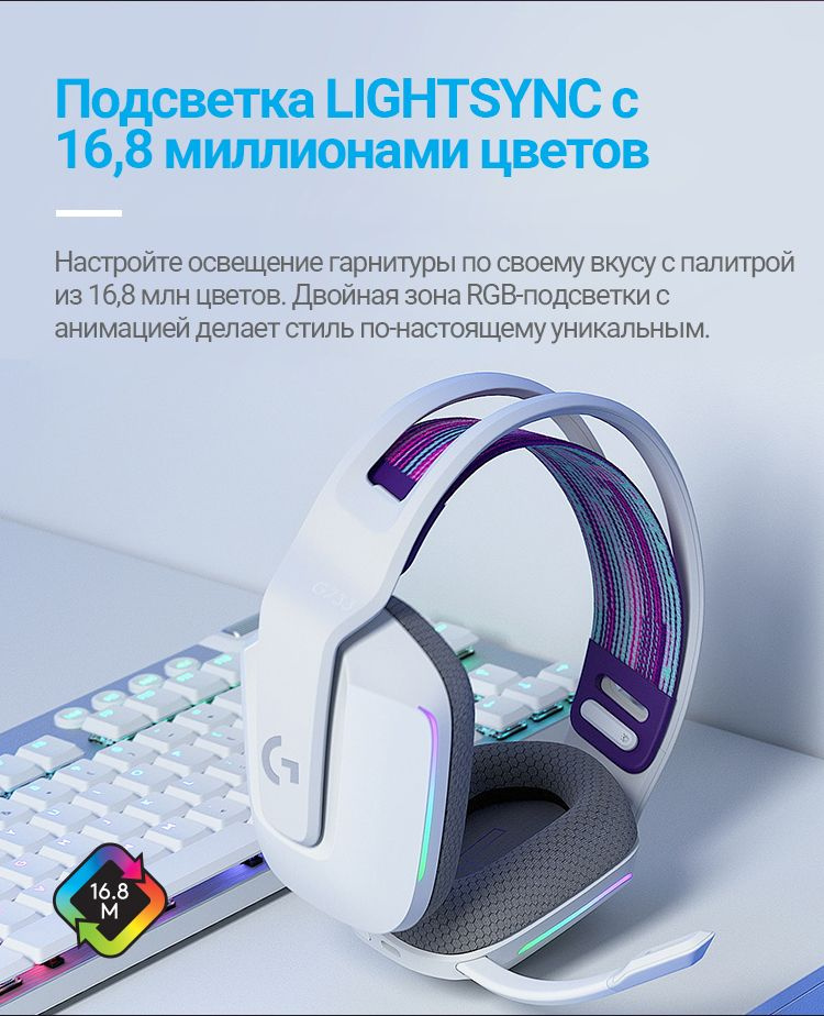 Полноразмерные Полноразмерные G733_headset Беспроводное 39 G733 купить ...