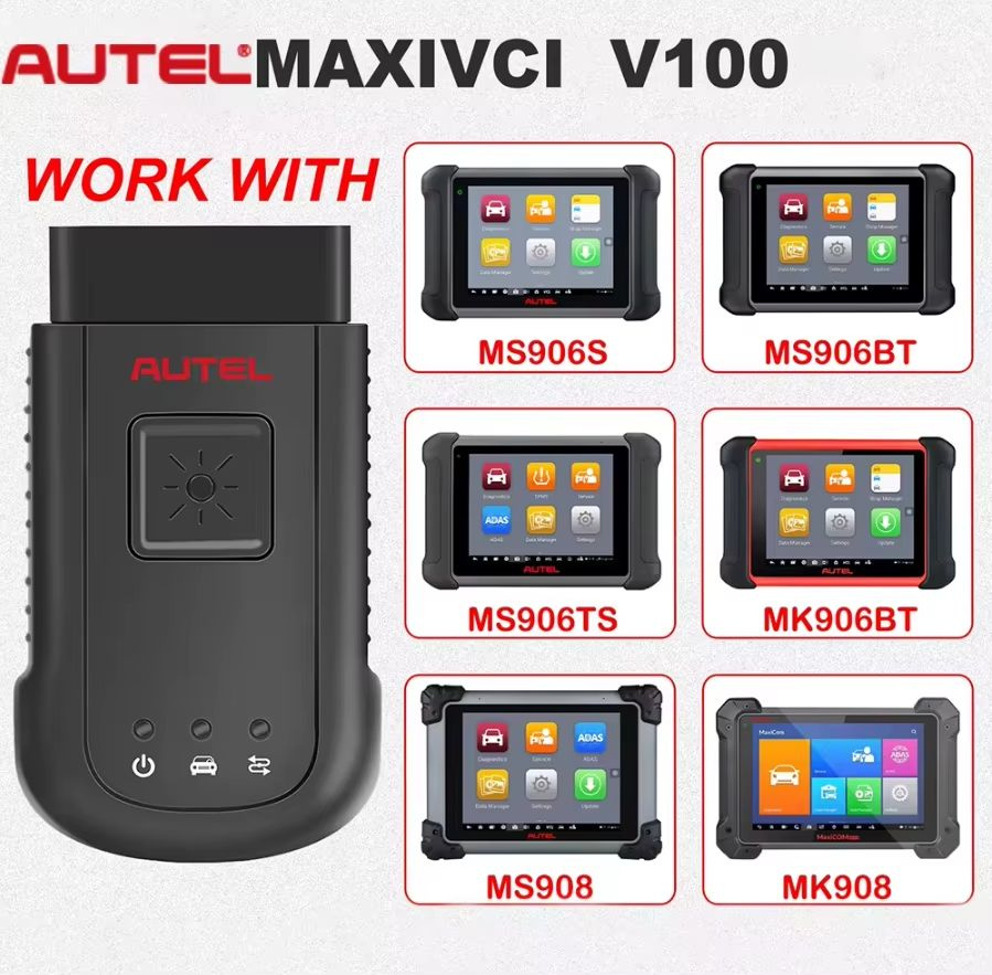 Autel MaxiSYS-VCI 100 MaxiVCI V100 для Autel MS906BT/MK908P ...