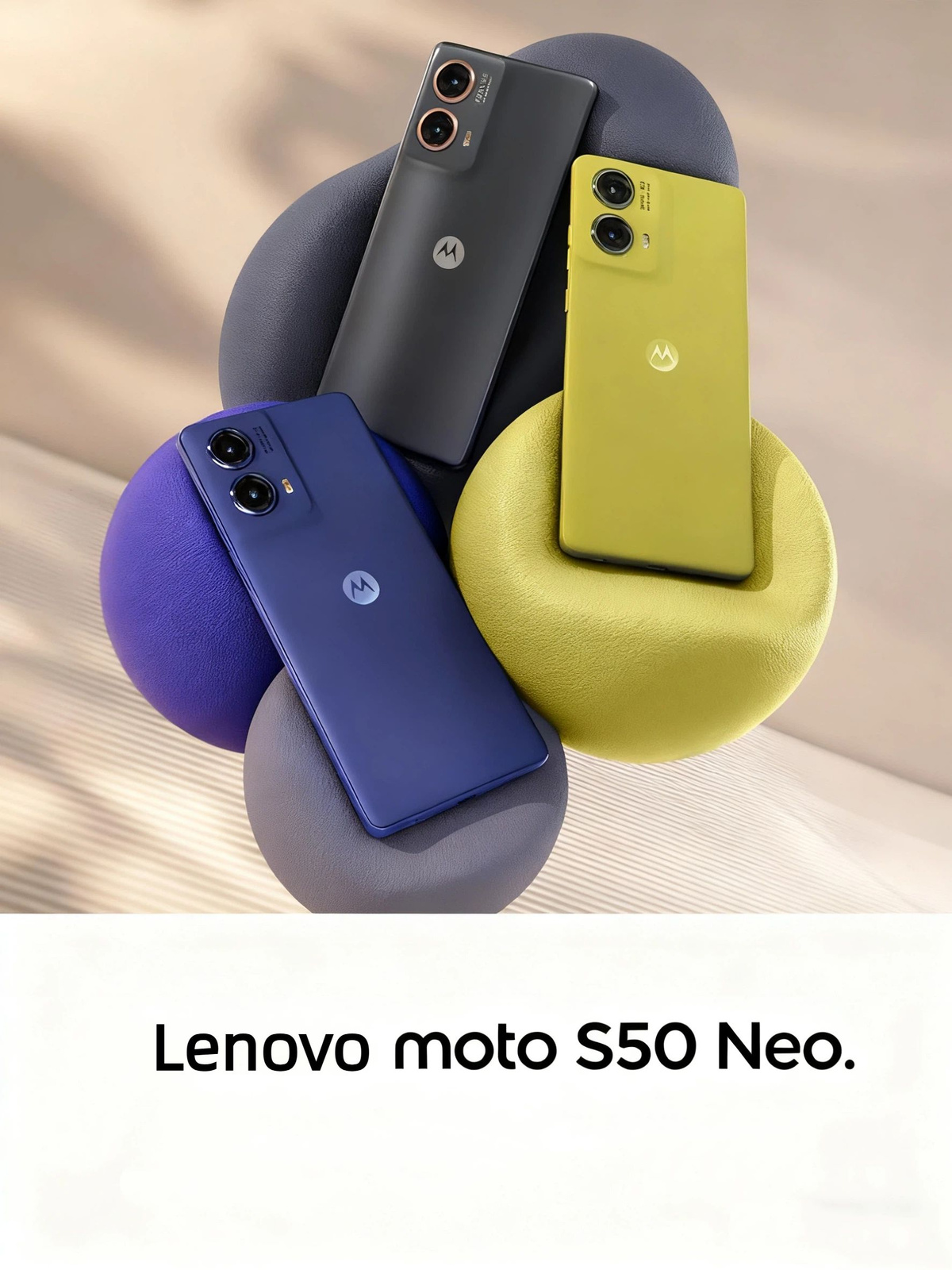 Смартфон Motorola S50 Neo 5G 512 ГБ 12 ГБ Серый, Зеленый 6.7 OLED ...