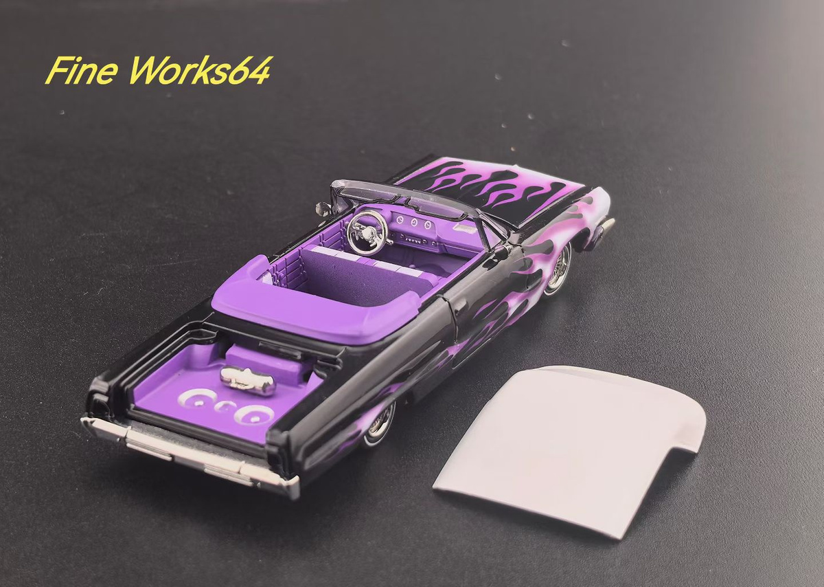 Модель автомобиля Fine Works FW 1:64 Chevrolet Impala West Coast Hopper ...