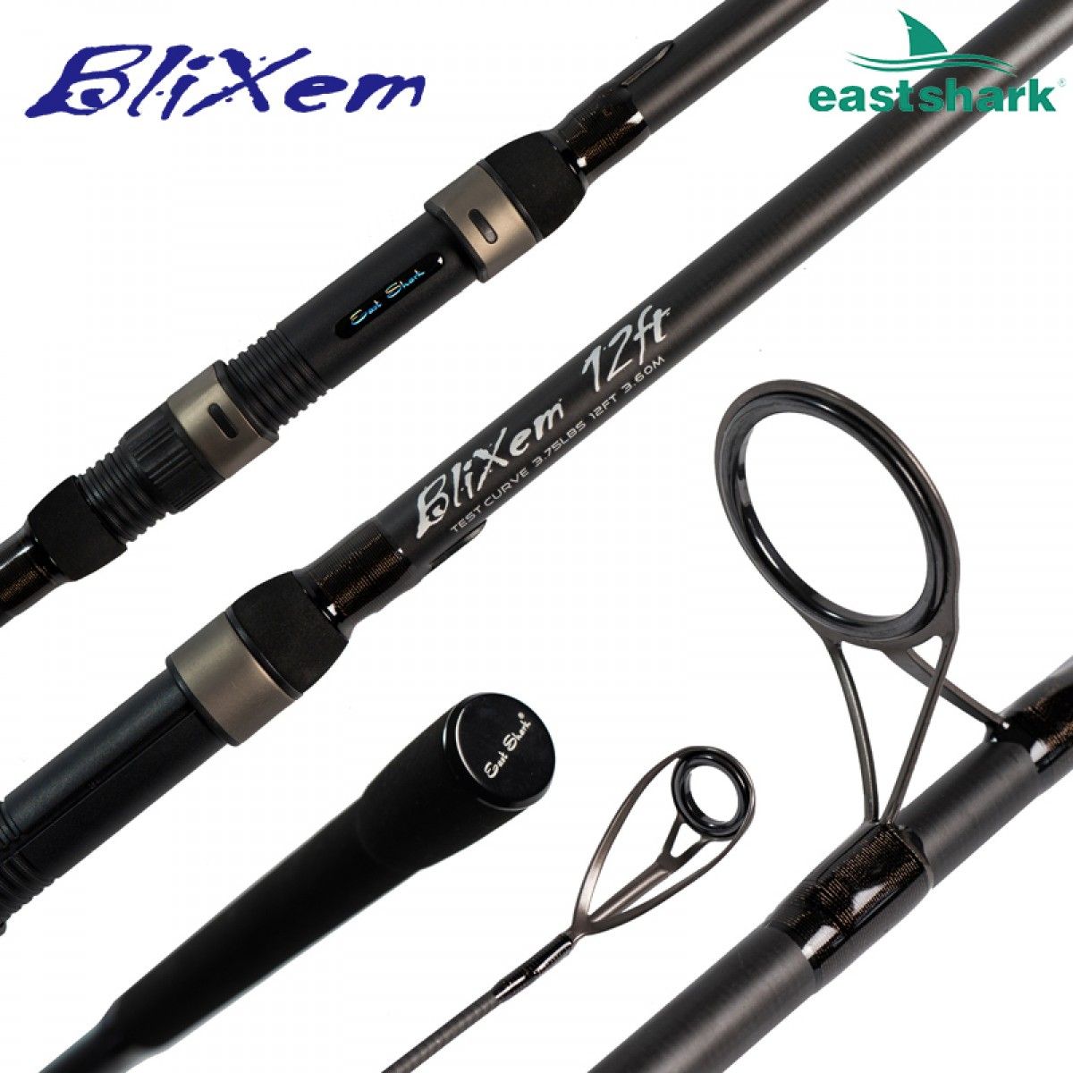 Удилище штекерное EastShark Blixem 2-x част. 3,6 м 3,75lb купить c ...