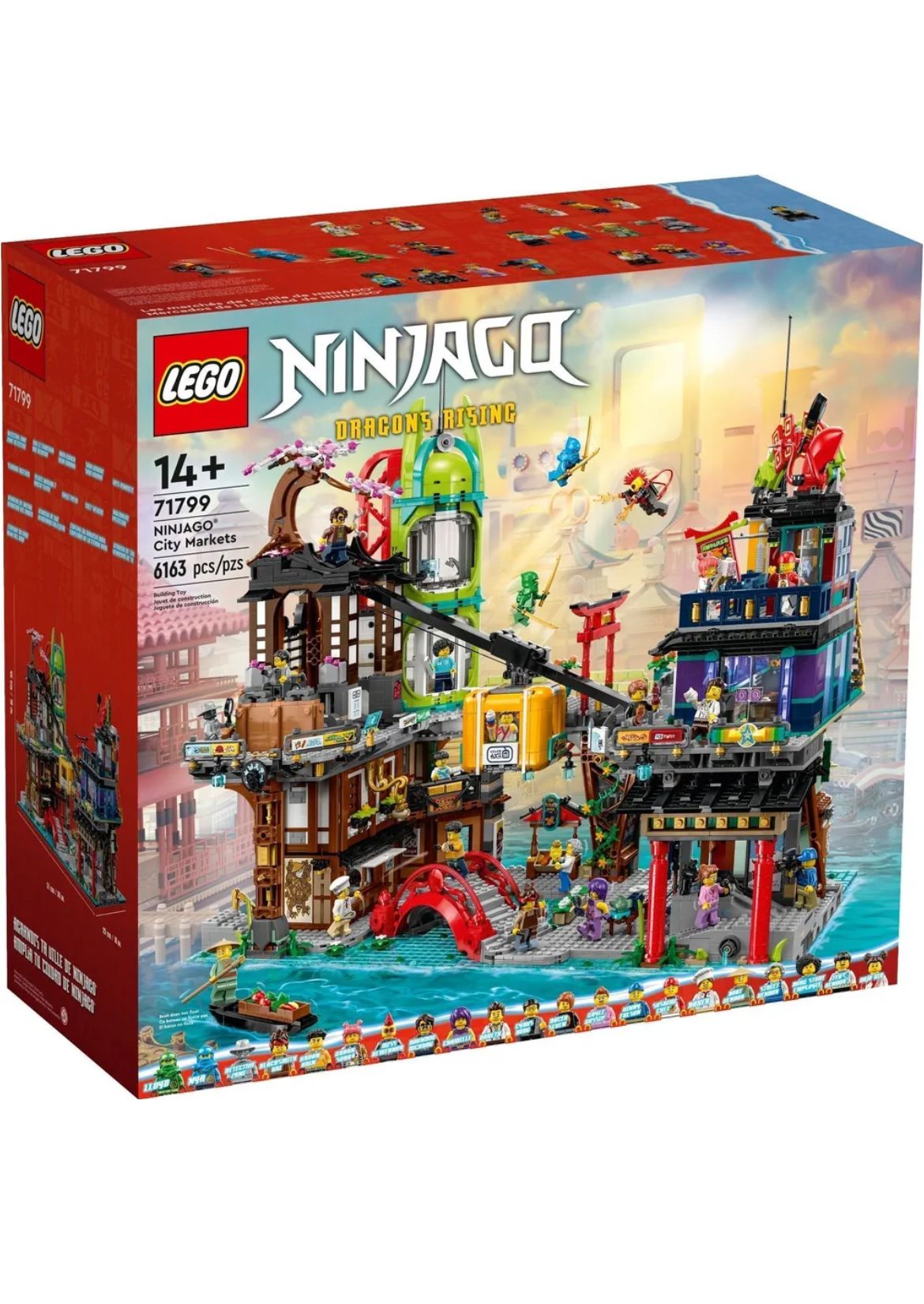 Конструктор LEGO Ninjago 71799 Рынок Ниндзяго-Сити/ Коллекционный набор ...