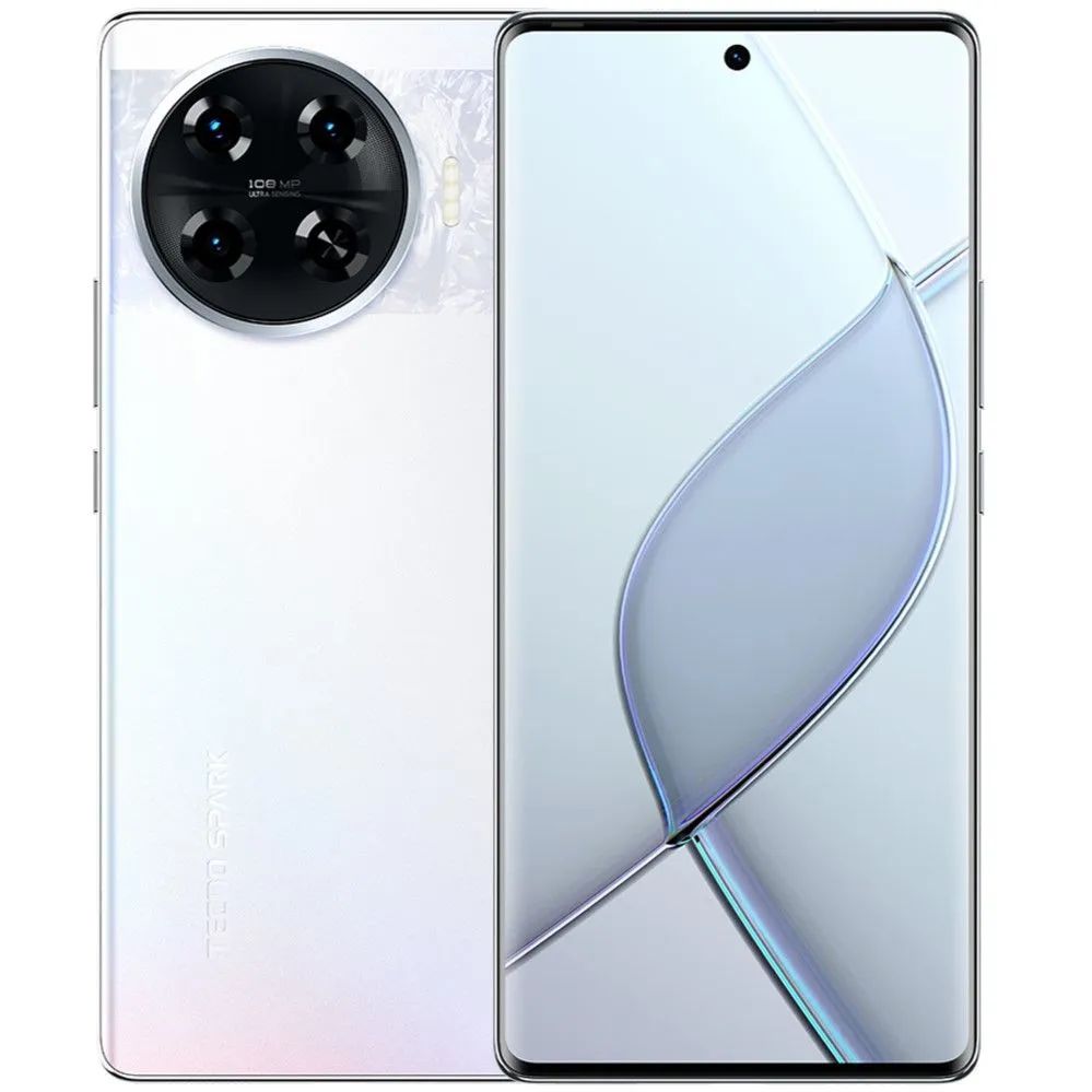 Смартфон Tecno Spark 20 Pro+ 256 ГБ 8 ГБ Белый 6.78 IPS TCN-KJ7.256 ...