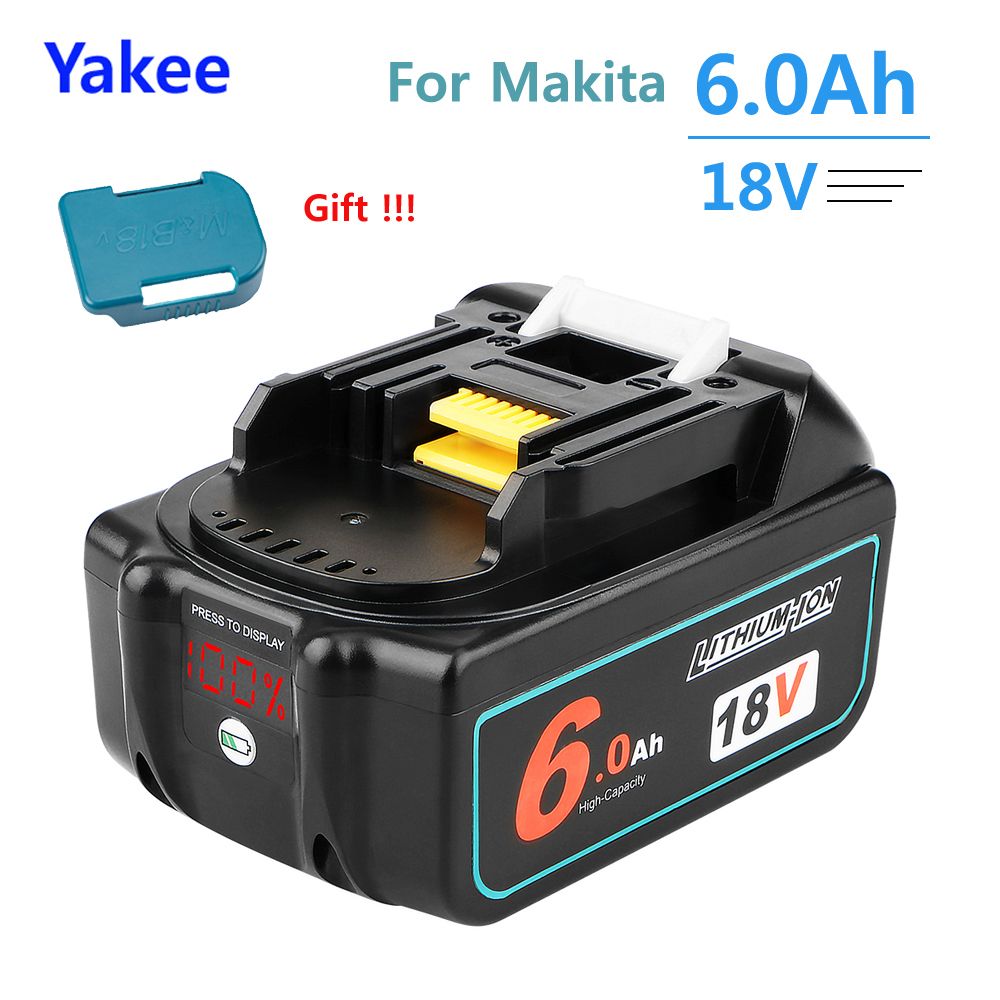 Yakee BL1860 батарея 18V For сверло ударник бензопила купить на OZON по ...