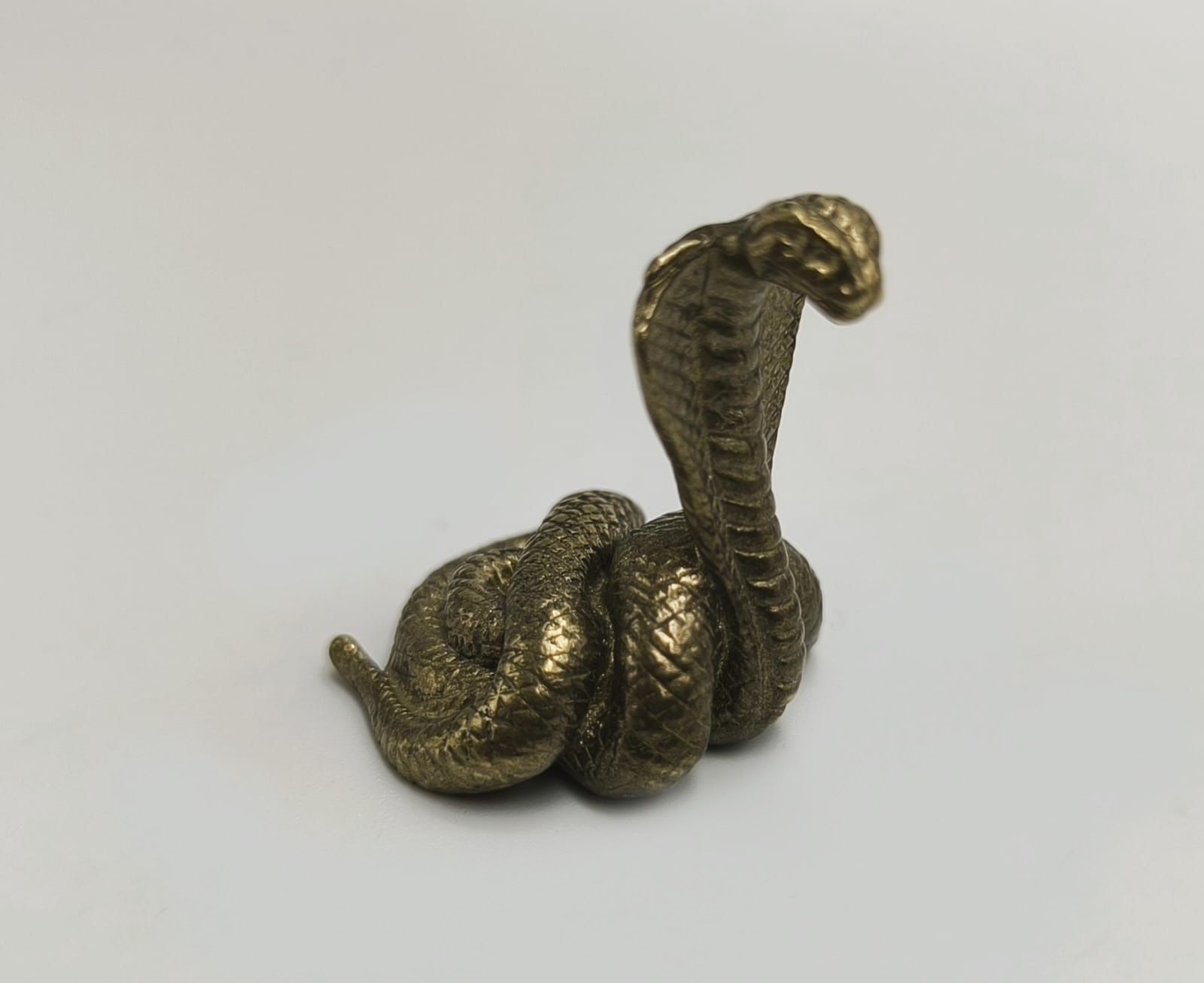 Авторская фигурка из бронзы Кобра змея ( Snake ) Тип 2 купить на OZON ...