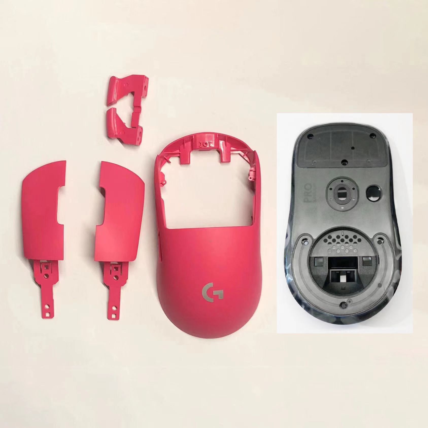 Корпус мыши Logitech G Pro X Superlight/GPX, Top+Button+Bottom, розовый ...