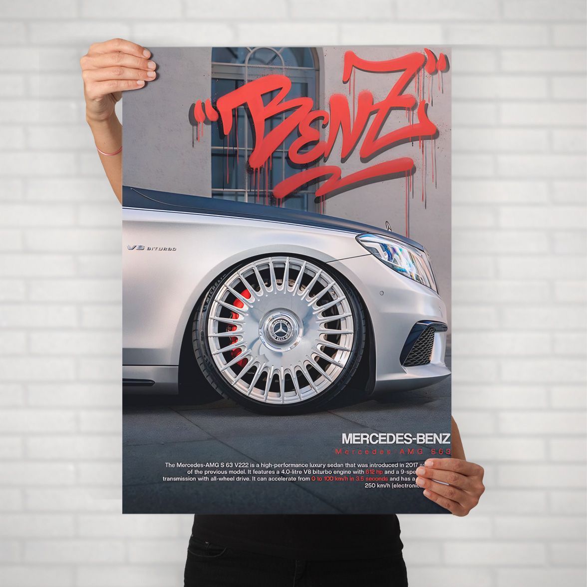 Постер HEAVEN POSTER Люди, Арт Mercedes Benz AMG 5, 60 42 купить c ...