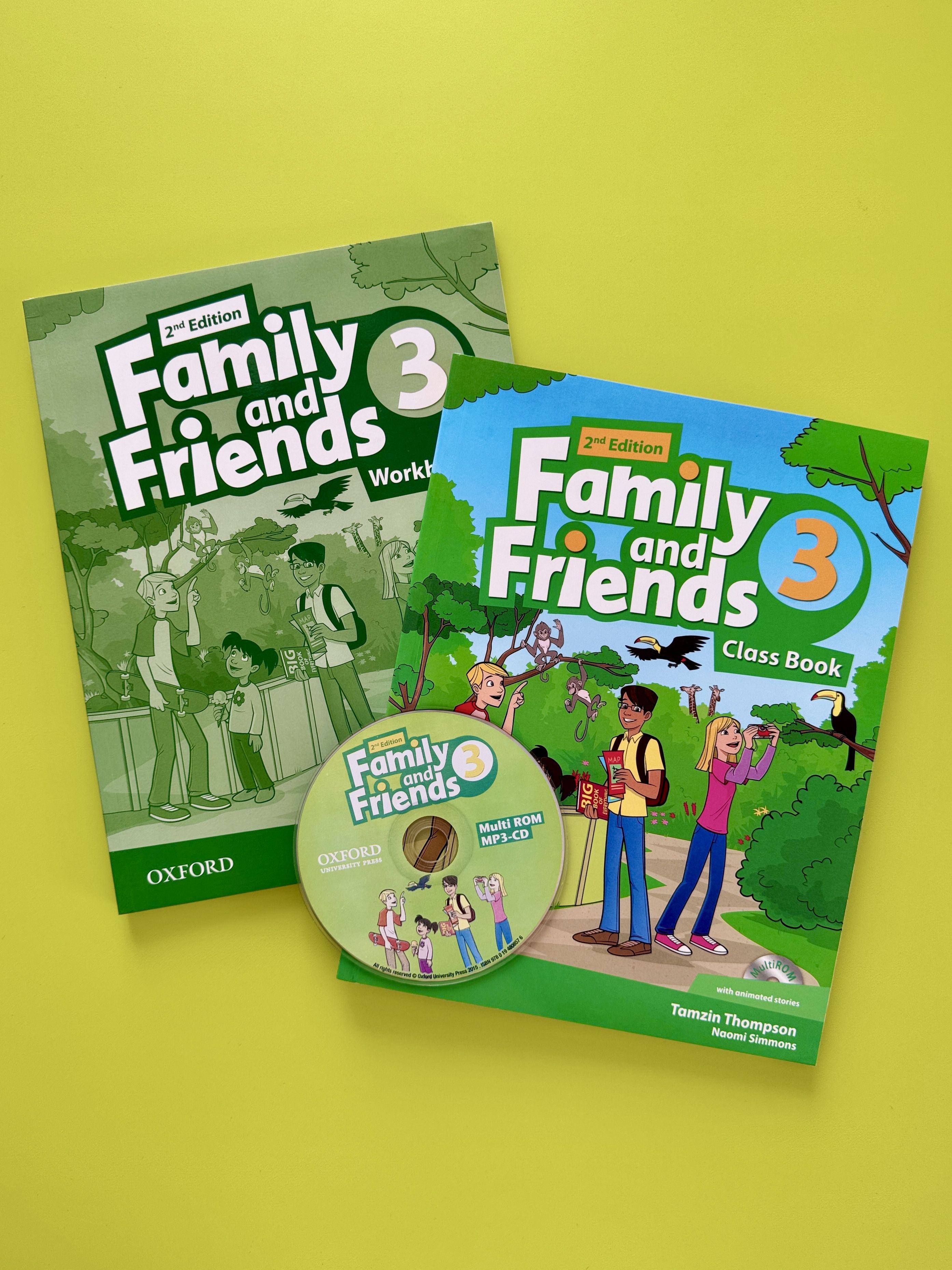 Вопросы и ответы о Family and Friends 3: Class book and Workbook + CD ...