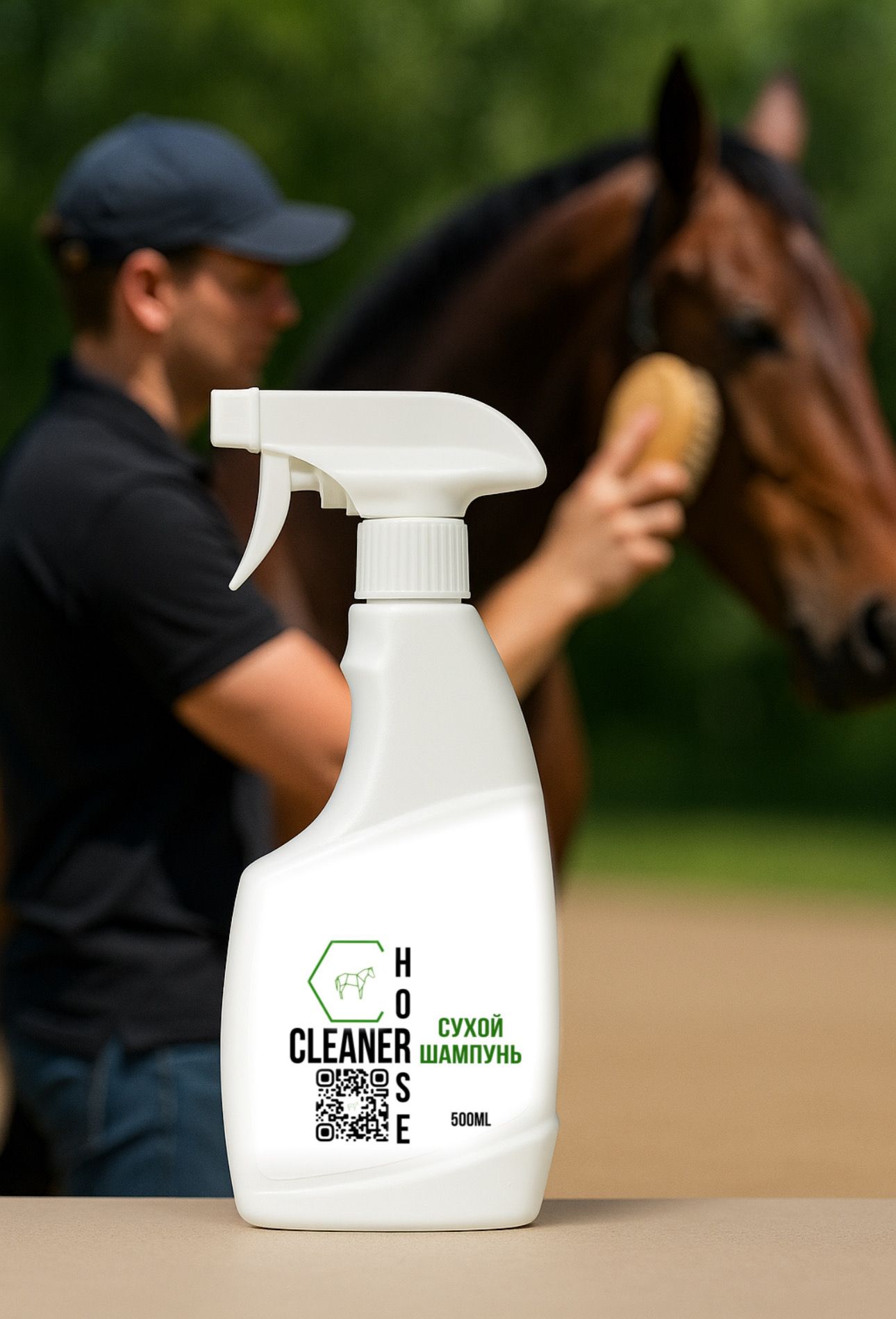 Сухой шампунь Horse Cleaner для лошадей 500мл купить на OZON по низкой ...