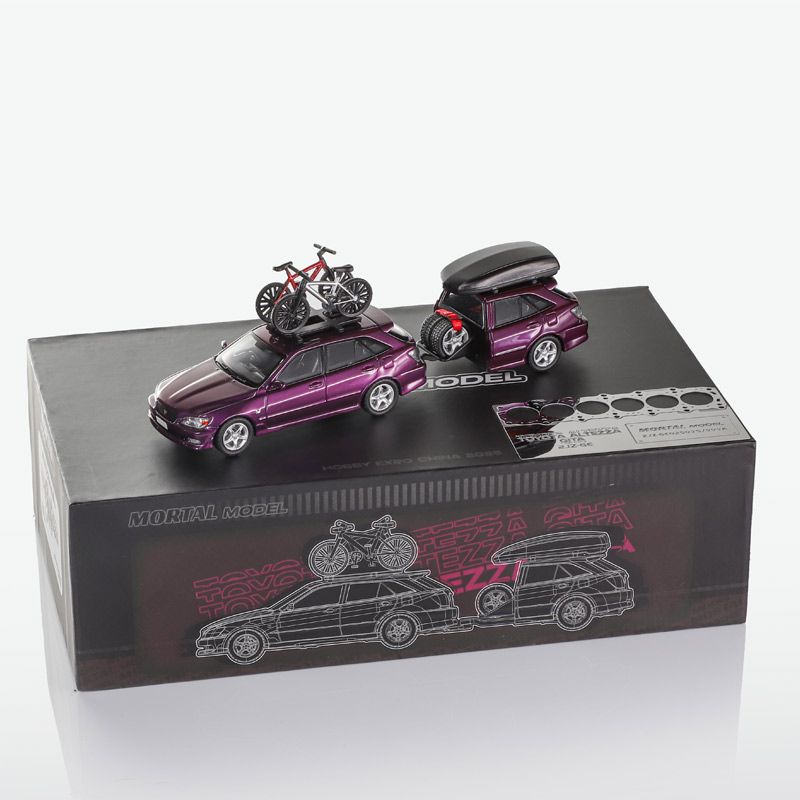 Машинка HEC LIMITED Mortal Model 1:64 TOYOTA AL TEZZA is200 purple suit ...
