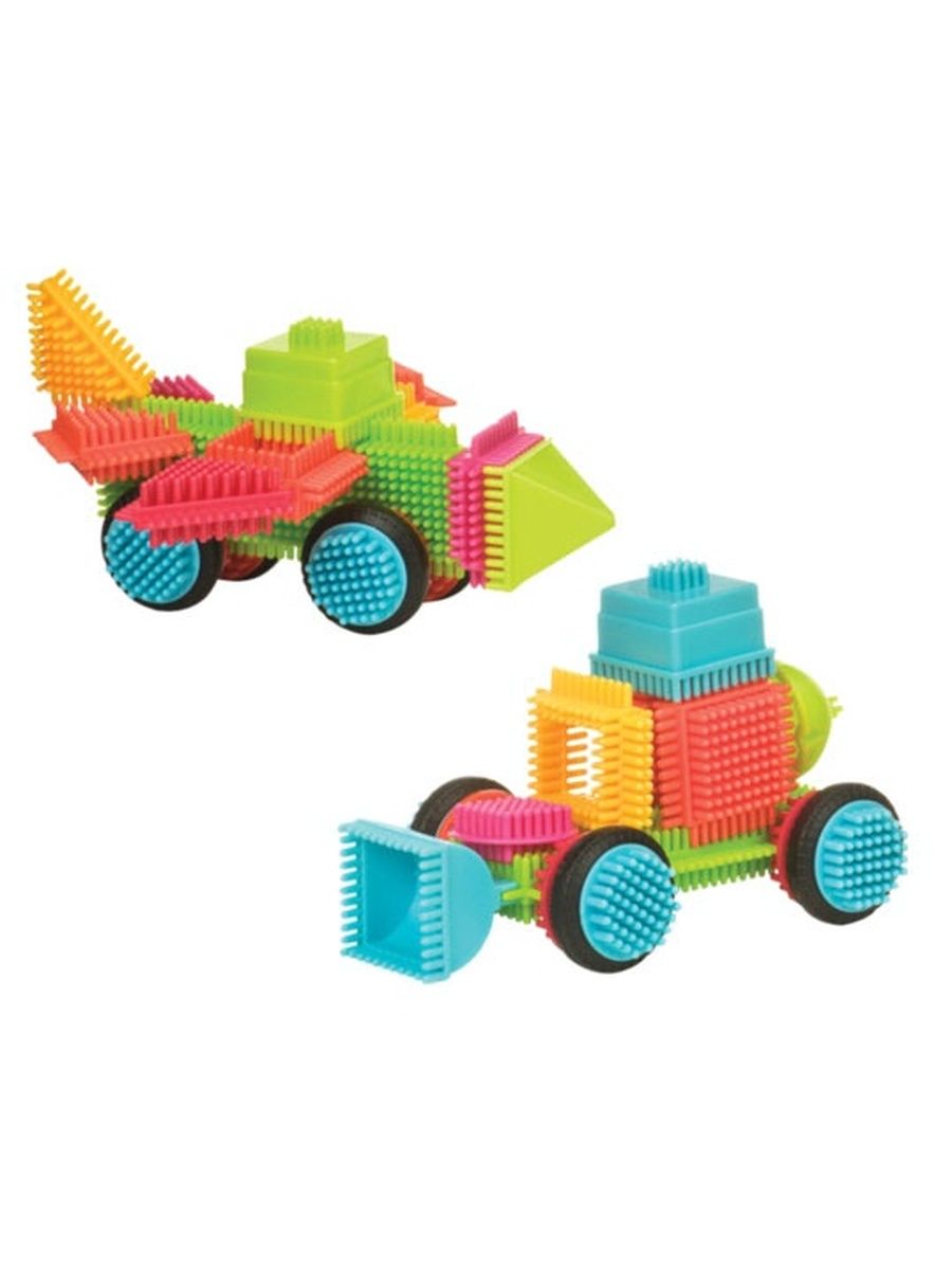 BRISTLE BLOCKS Конструктор игольчатый 85 деталей с контейнером для ...