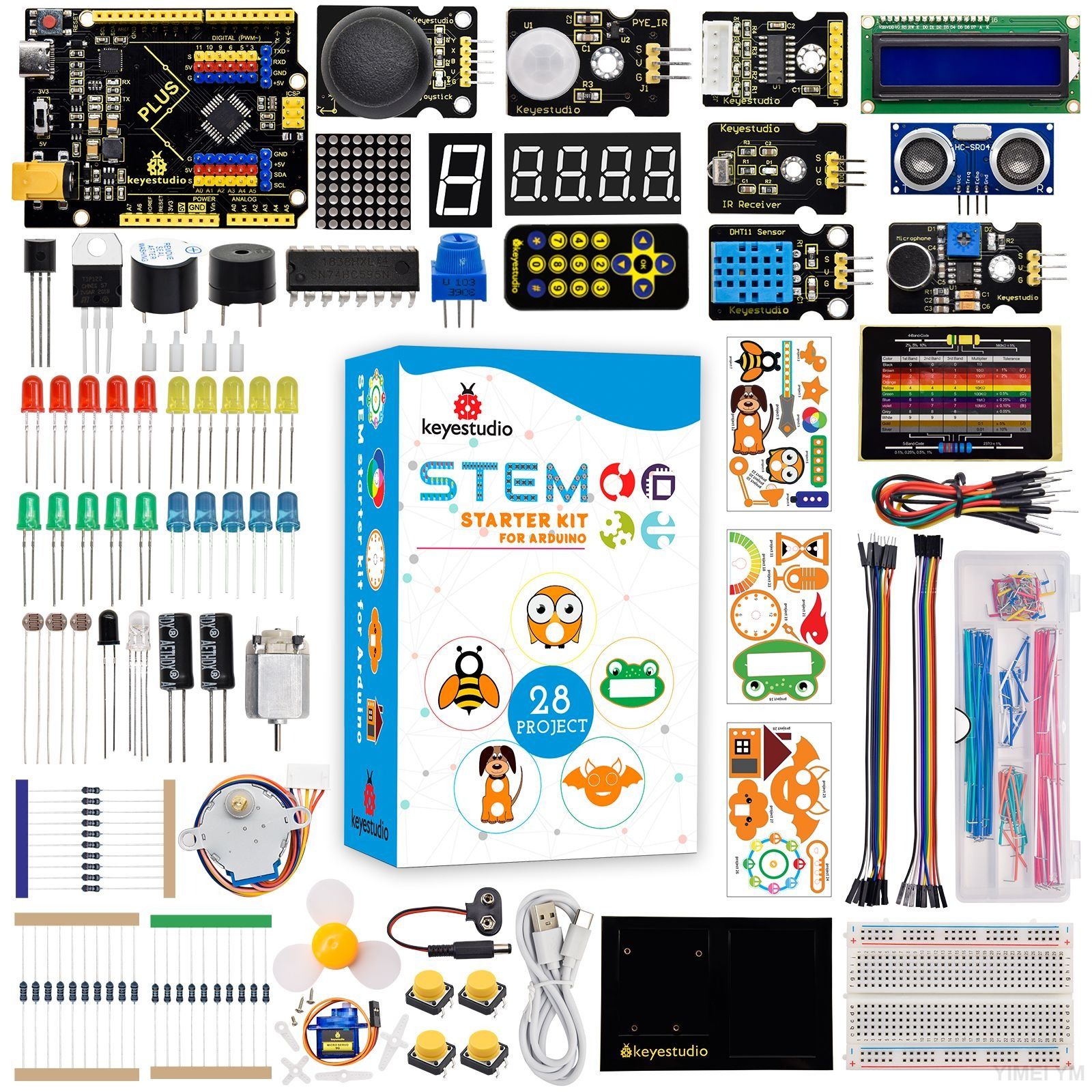 Keyestudio STEM Plus Board Starter Kit для Arduino UNO Plus купить на ...