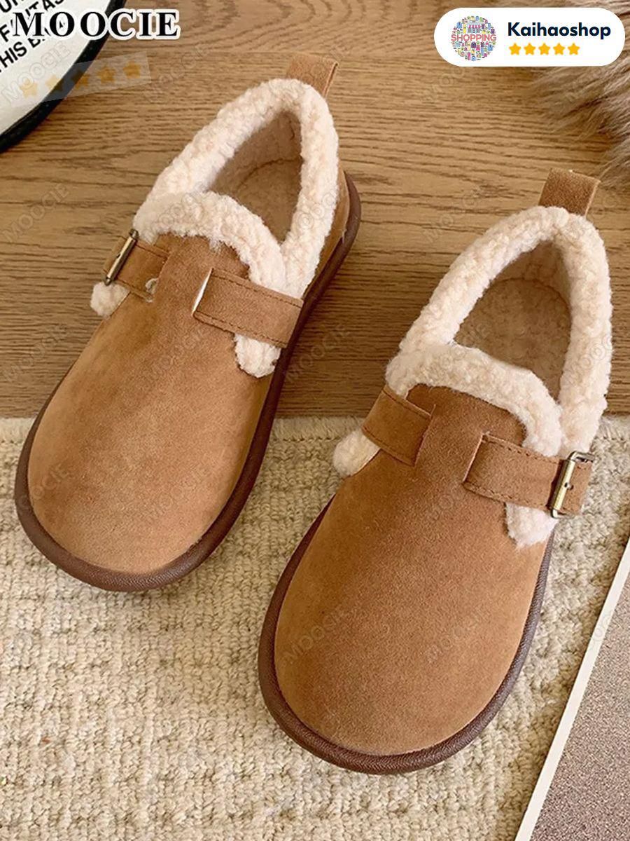 Мокасины Женский MOOCIE коричневый, размер 37 Зима купить c доставкой ...