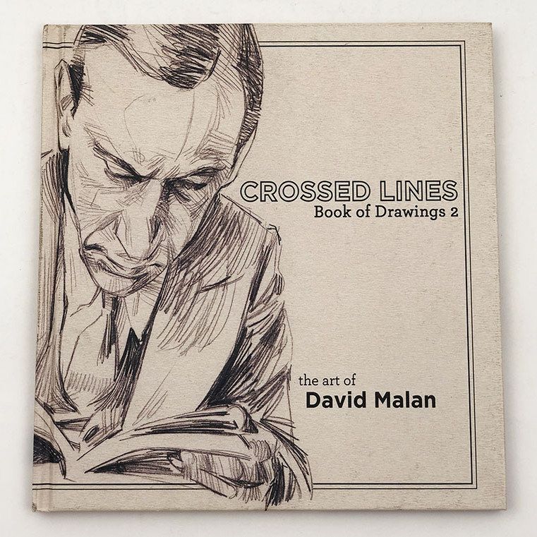 CROSSED LINES book of drawing2 the art of DAVID MALAN/Альбом для ...